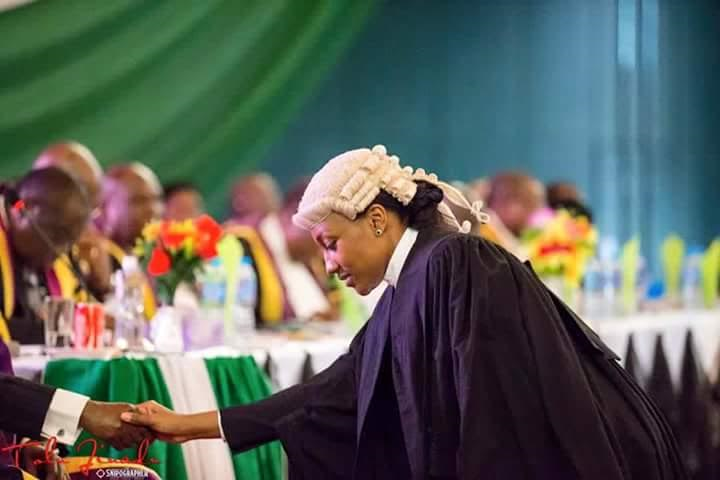 Photos: Pres Buhari's daughter Halima called to bar in Abuja
