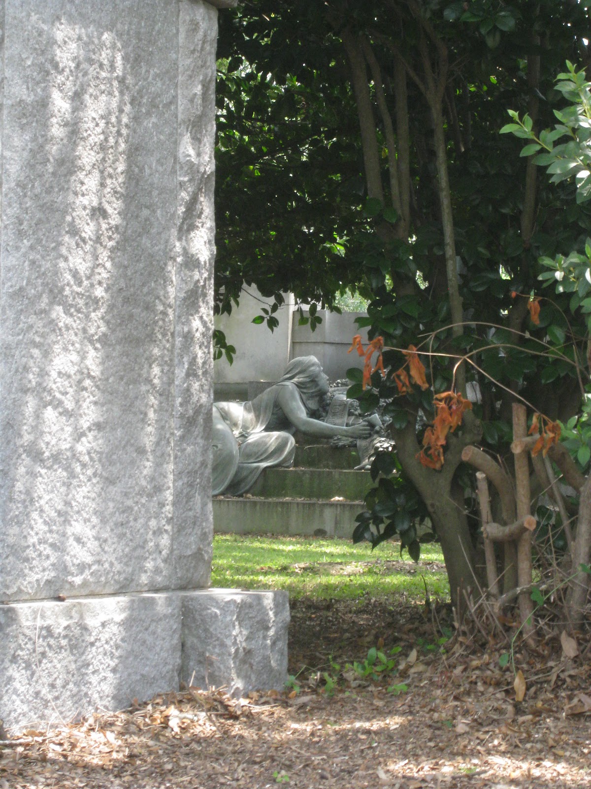 Rain in Lafayette: Giant Cement Angel Stole My Heart