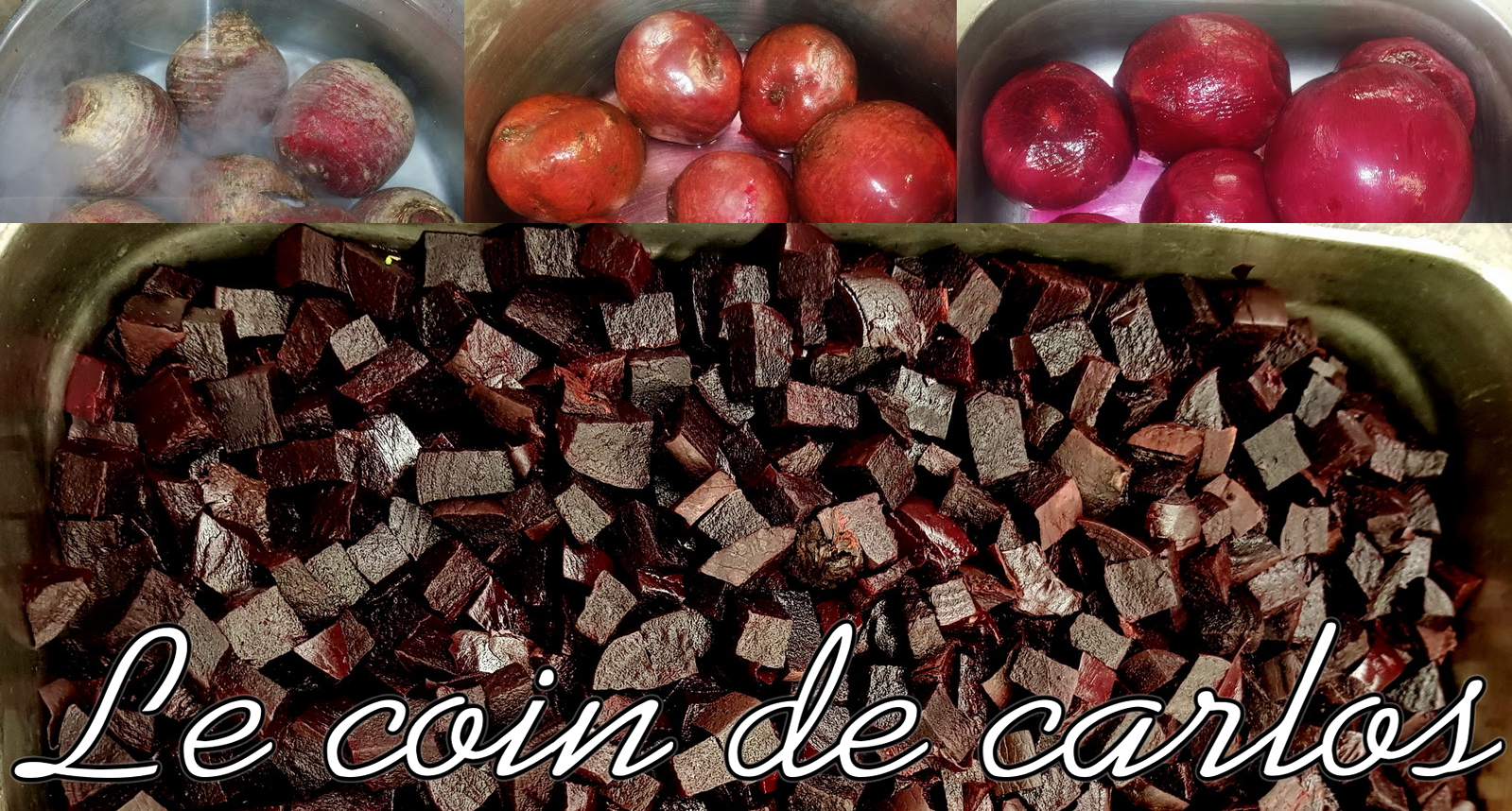 Le coin de Carlos: Betteraves rouges à l'étouffée