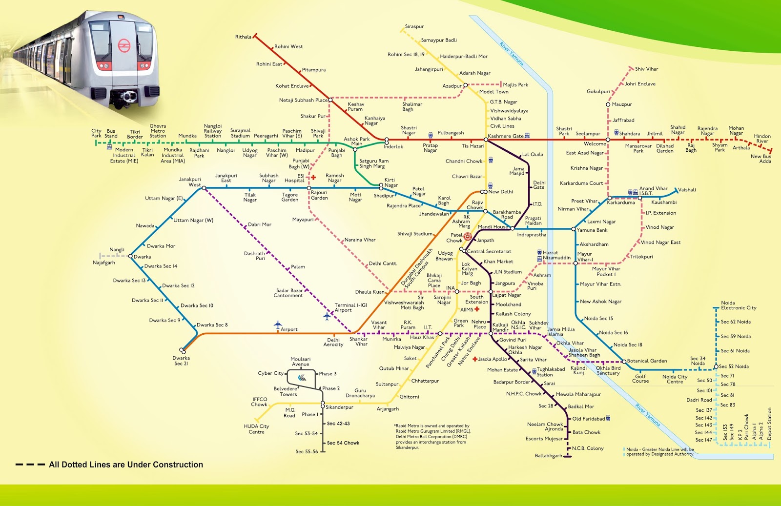 SMART INDIA: Delhi Metro Map