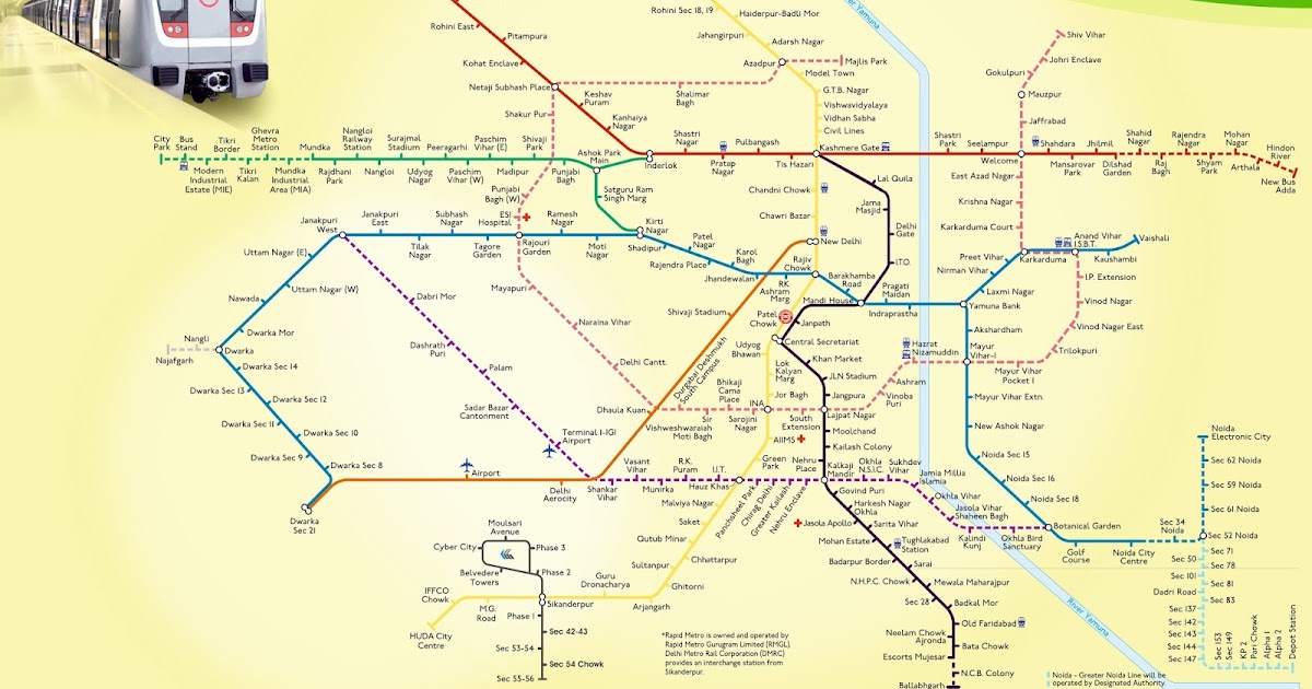 SMART INDIA: Delhi Metro Map