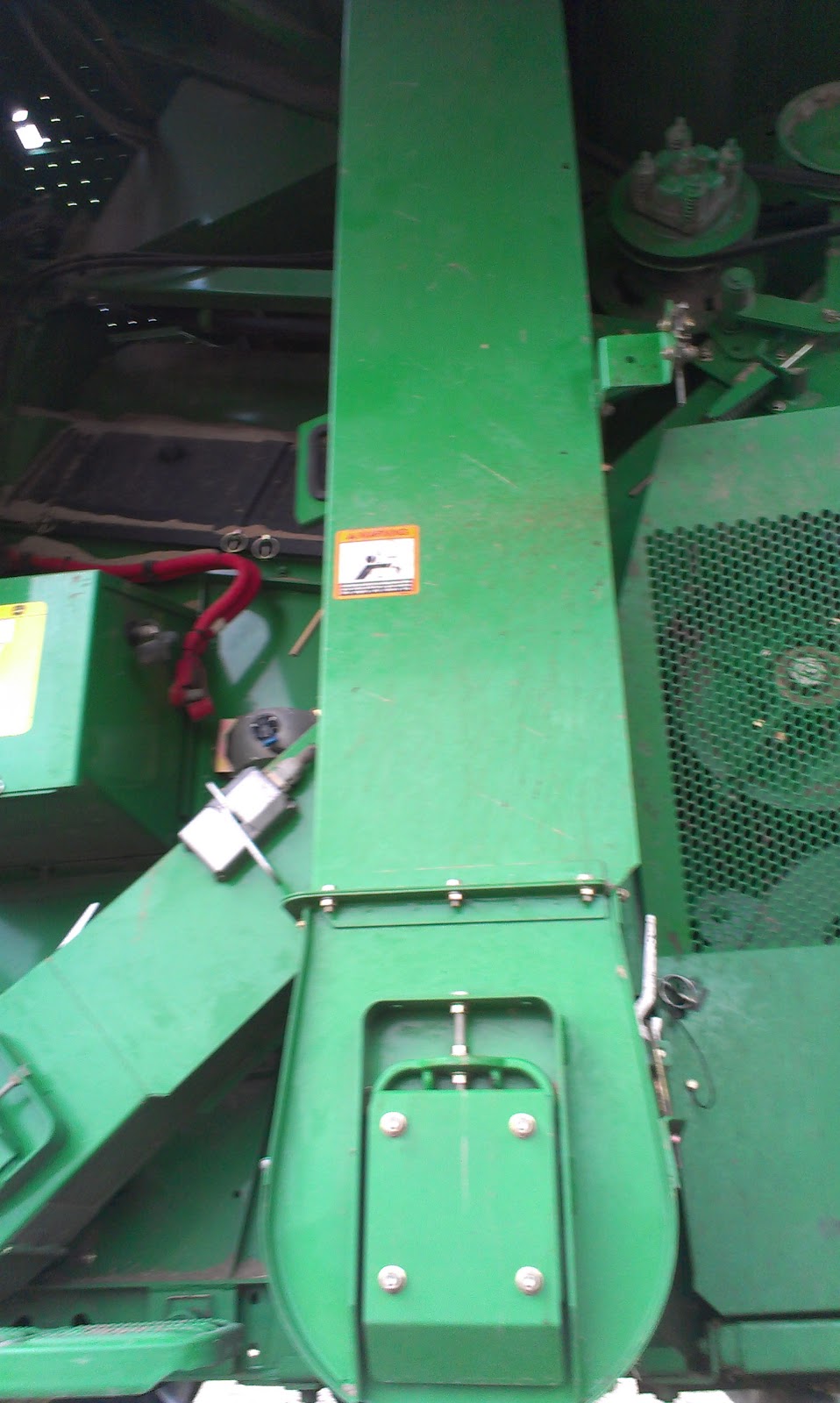 Tales of a Kansas Farm Mom: Up Close with a Combine Harvester