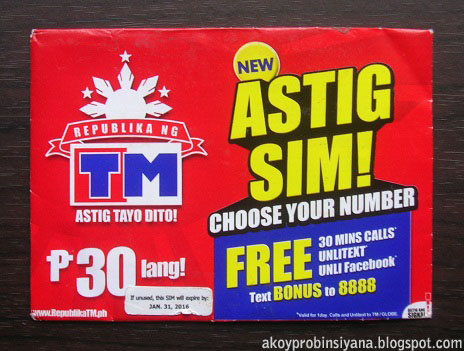 Sa Mata ng Isang Probinsiyana: TM New Astig Sim Choose Your Number | Review