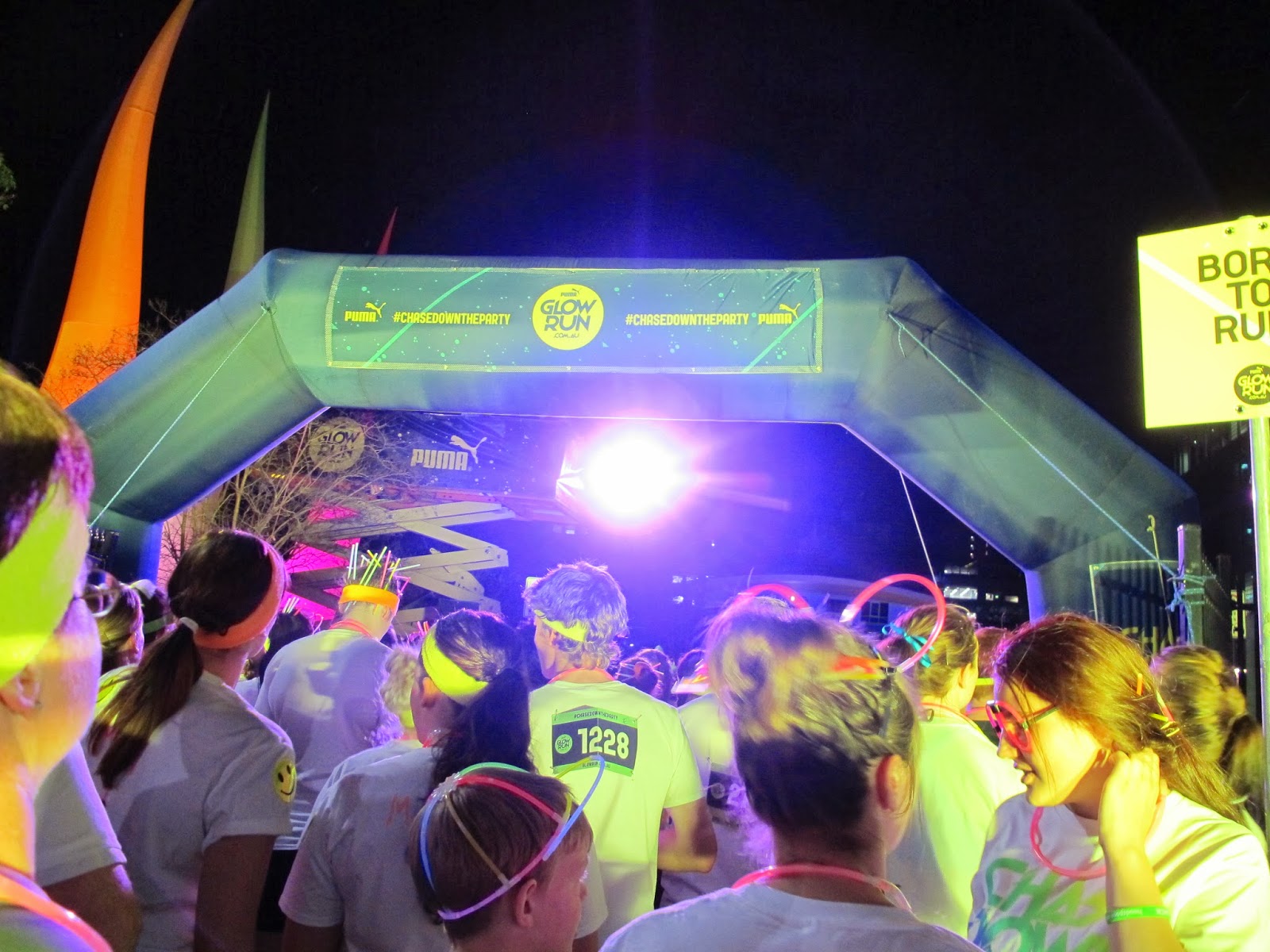 Memoirs of Michelle: Glow Run