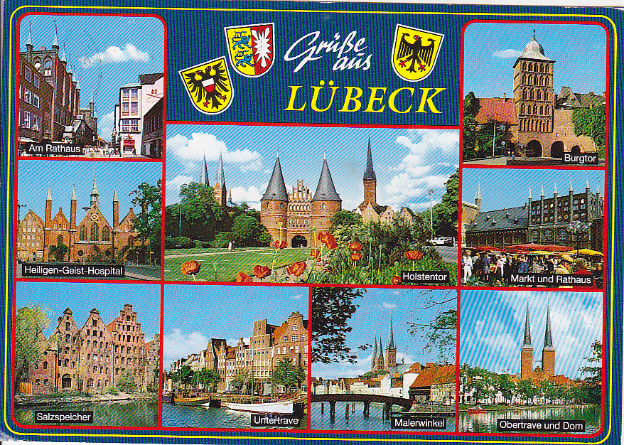 My UNESCO World Heritage Postcards: Germany - Hanseatic City of Lübeck