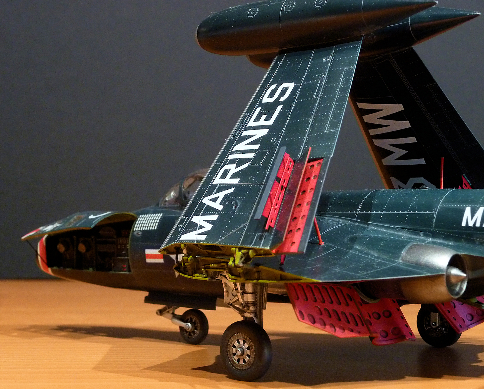 The Modelling News: Building the Big Blue Banshee - Kitty Hawk's 48th ...