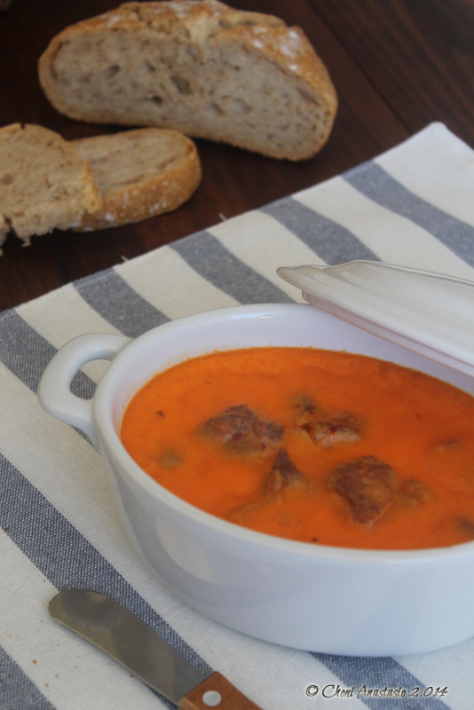 Manteca colorá con carne