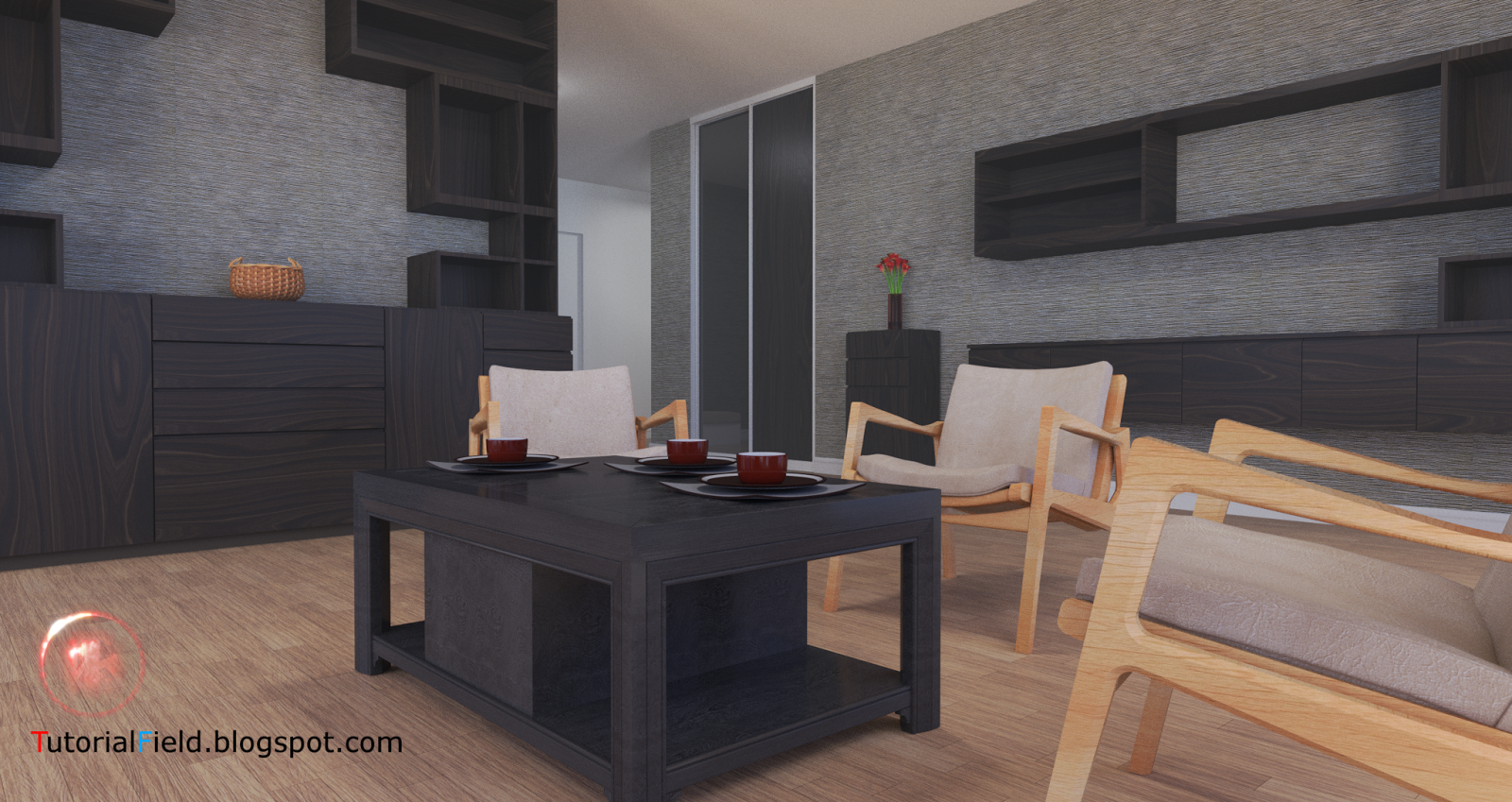 TutorialField.blogspot.com: Blender 3D - Interior Design (experimental ...