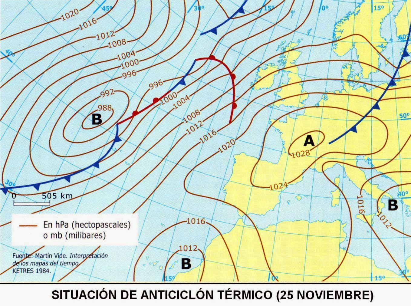 LAPICERO DE TERCERO : mapa meteorológico