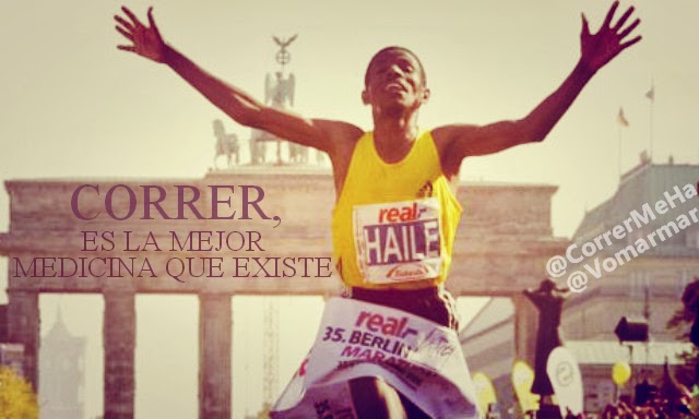 Frases para deportistas: Frases Para Deportista. Correr es medicina.