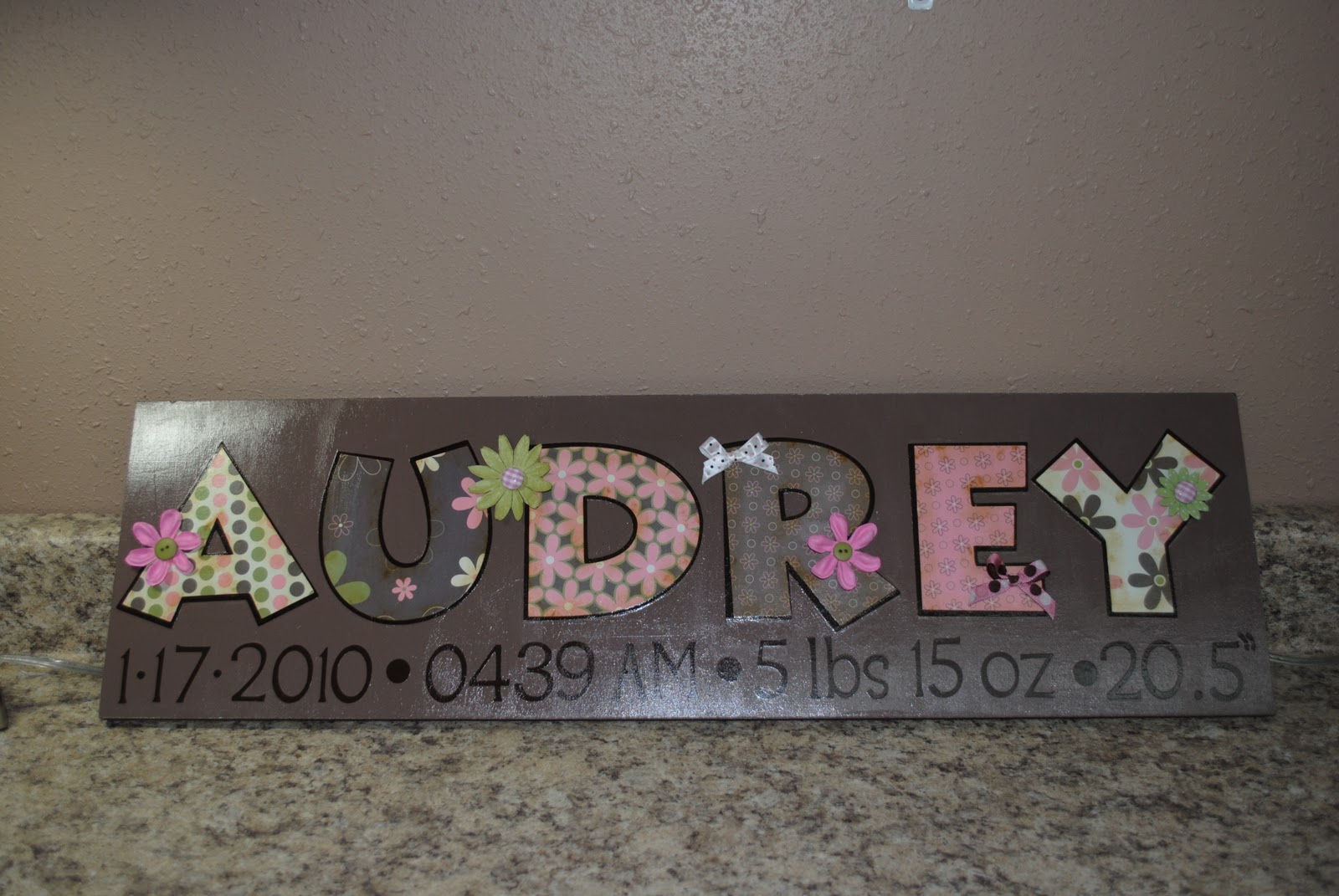 Simply Said Crafts: Name Board