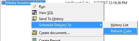 MicroStrategy: Event Triggered Intelligent Cube Refresh