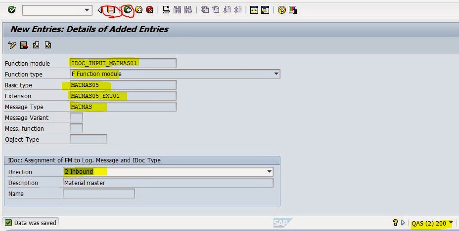 TECHSAP : Extending standard IDoc