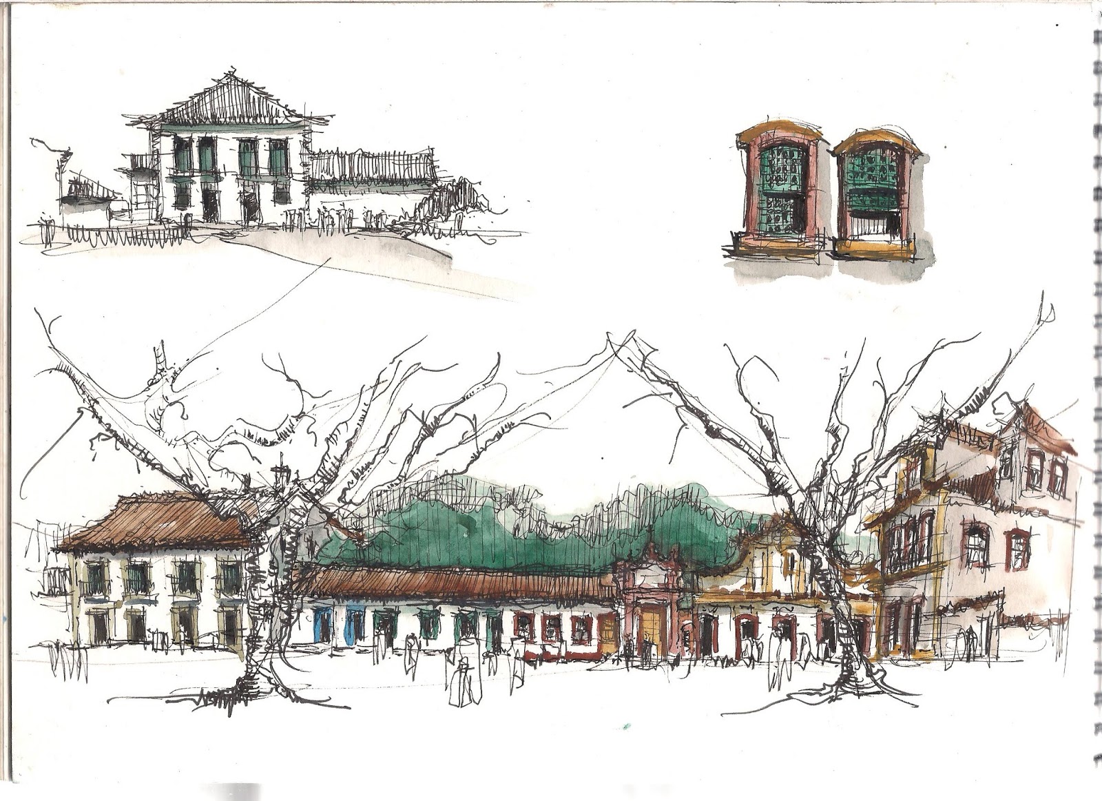 Urban Sketchers Brasil: Caderno de Desenhos de Viagens - Tiradentes/MG