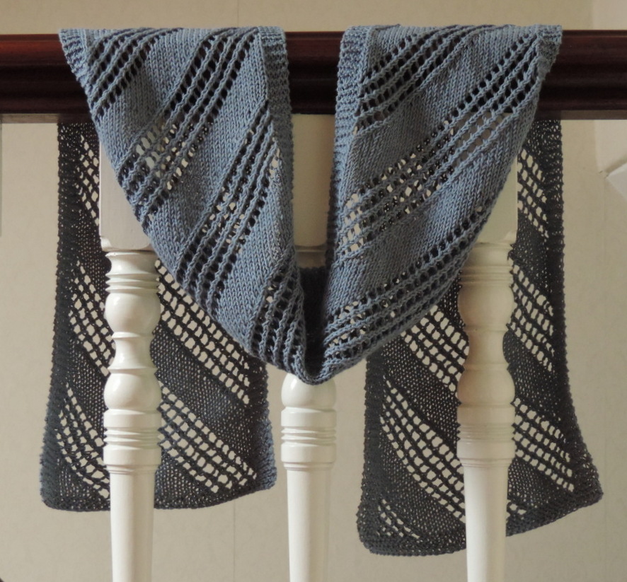 Knitting Now and Then: My Linen Drape Scarf