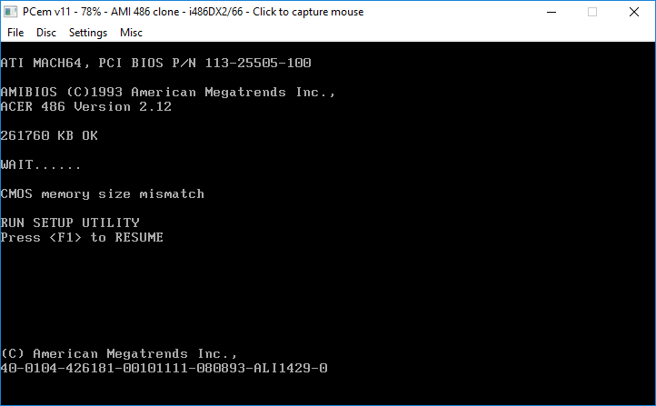 Retro Roms: PCem v11 + all BIOS images