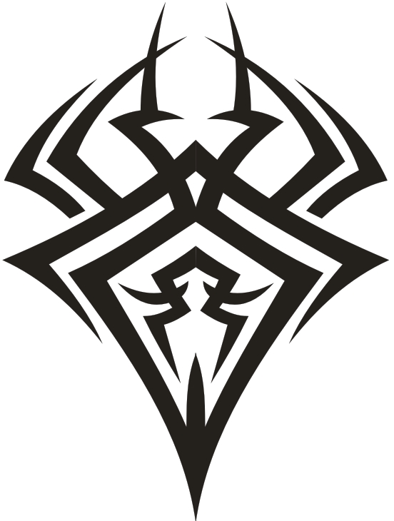 Menggambar Teknik : DRAWING SIMETRIC TRIBAL