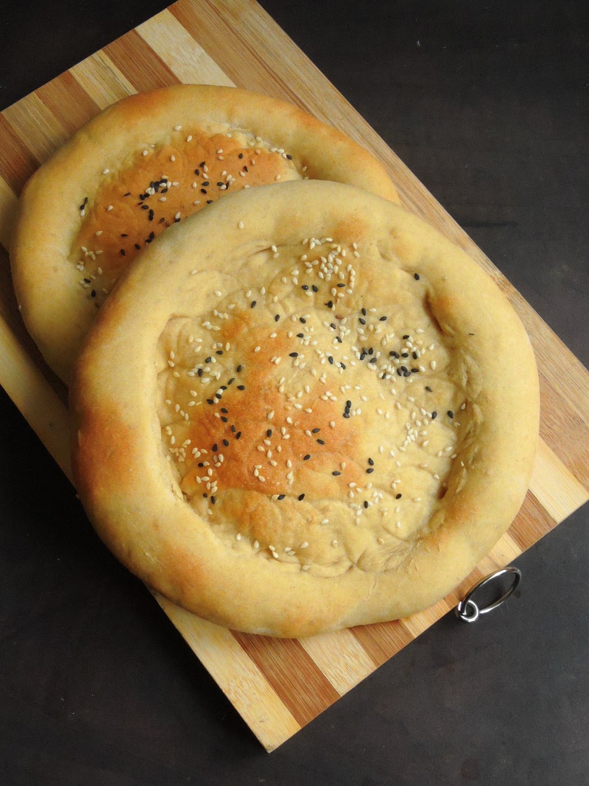 Priya's Versatile Recipes: Uyghur Nan Bread