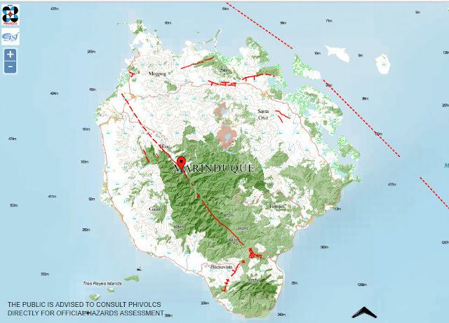 Marinduque Rising: New data: Mga lugar na dinaraanan ng Central ...