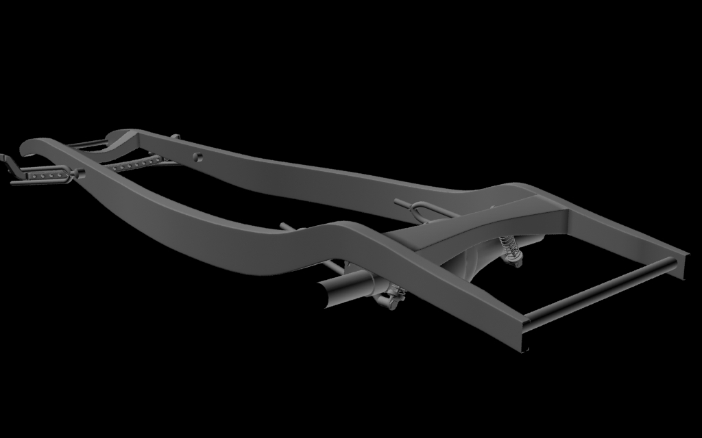 MyersGRFX 3D Motorsports: '32 Ford Rolling Chassis