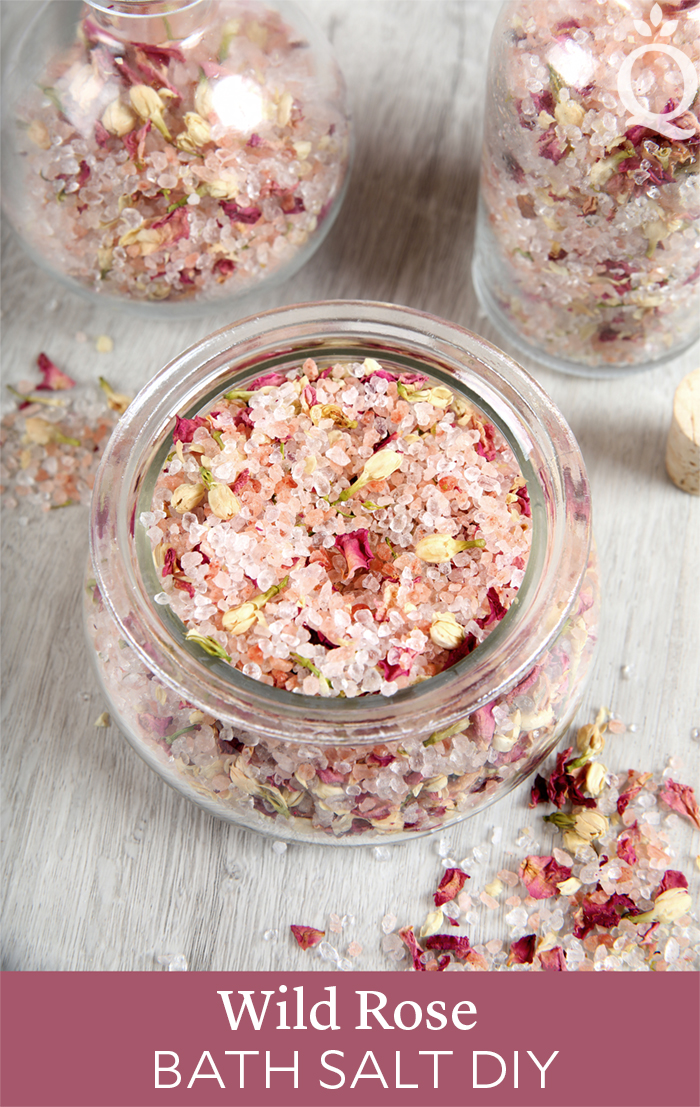 Making Scentz (aka Homemade Bath Products): Wild Rose Bath Salt DIY