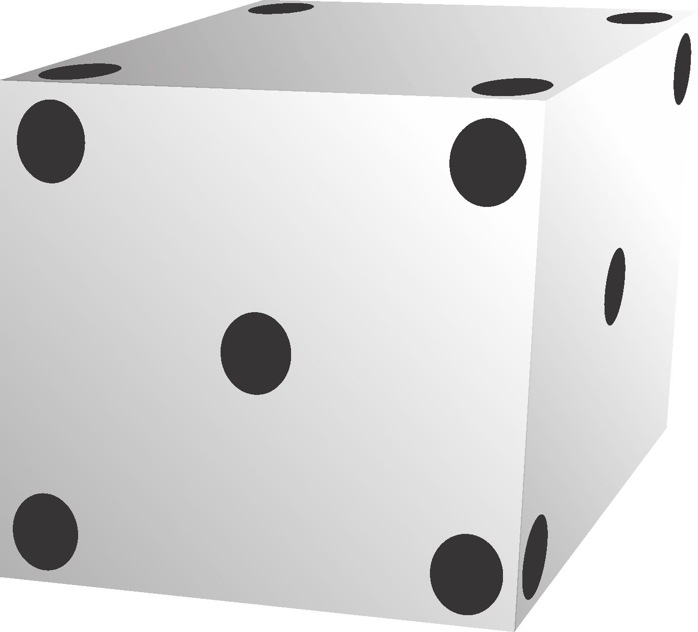 Dado Com Efeito 3D | Minhas Artes