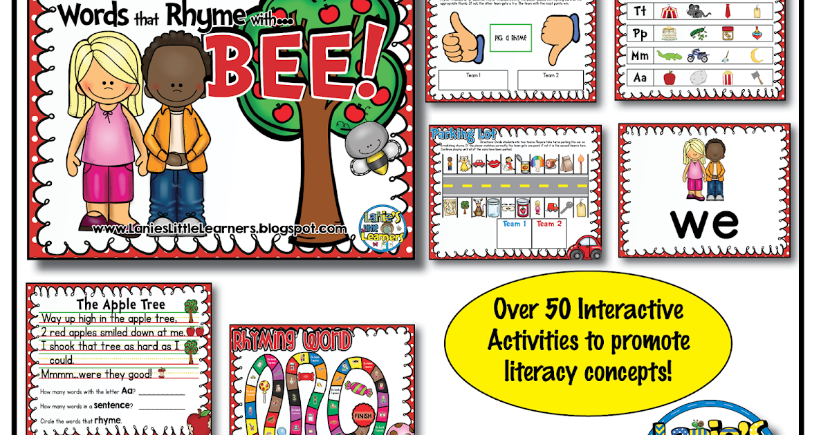 Lanie's Little Learners: The Apple Tree Nursery Rhyme {Printable ...