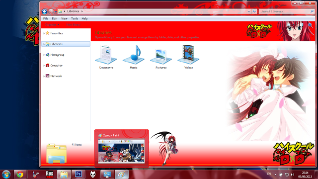 [Theme Win7] High School DXD