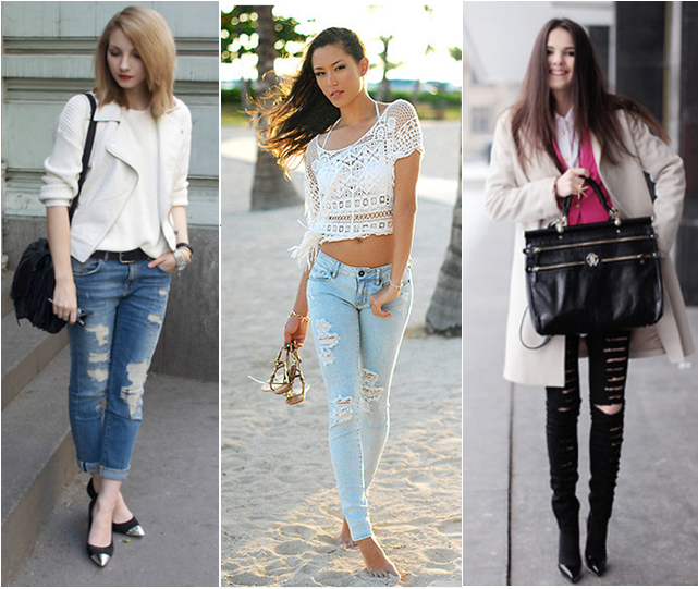 Eu visto pink: DIY: Jeans Rasgado