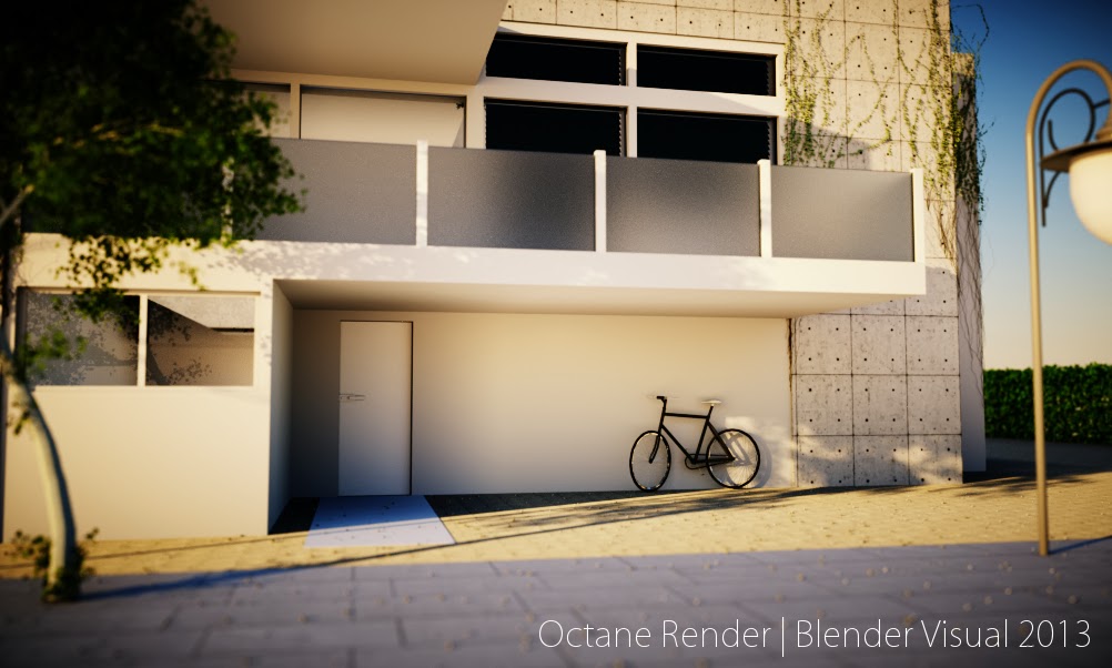 Stone House in Blender 2.68 and Octane Render