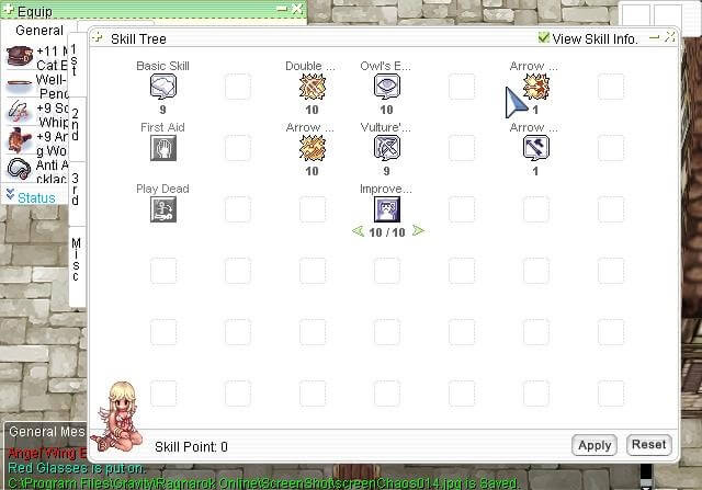 [Ragnarok] รายละเอียด Skill Archer - คู่มือข้อมูลเกม RAGNAROK อาชีพ LV ...