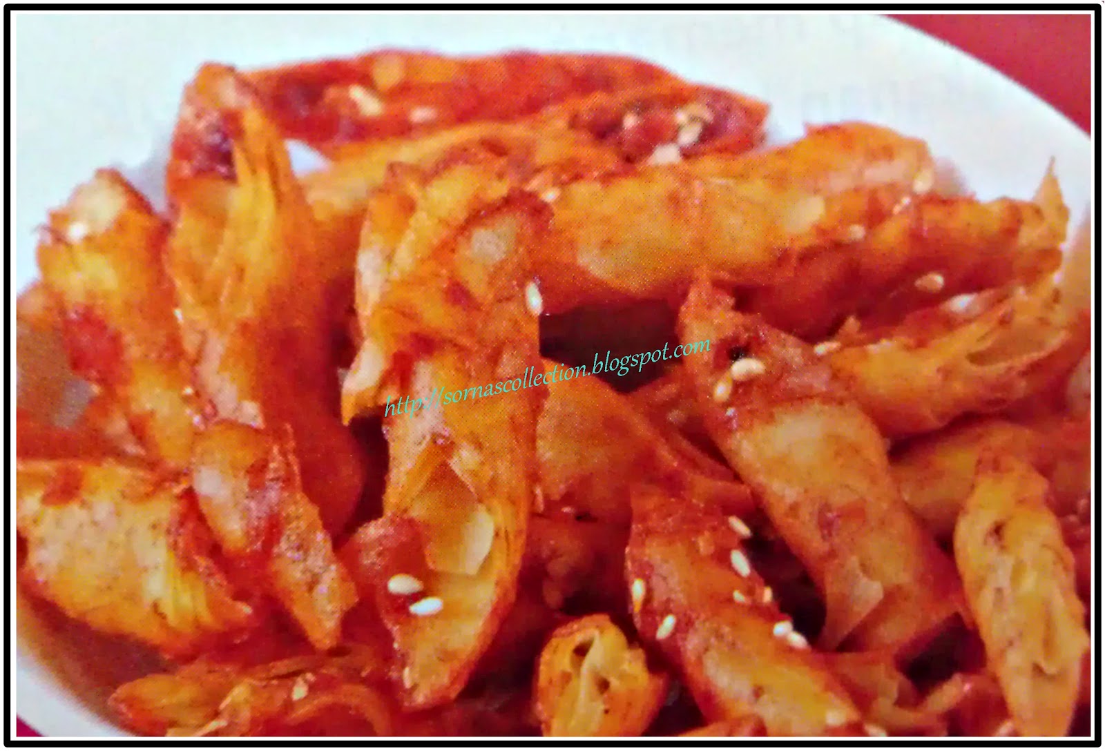 My Recipes: SPICY TOASTED SPRING ROLLS