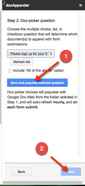 Google Forms - Add-on Doc Appender