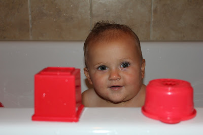 Play At Home Mom LLC: Red Bath (Infant Play)