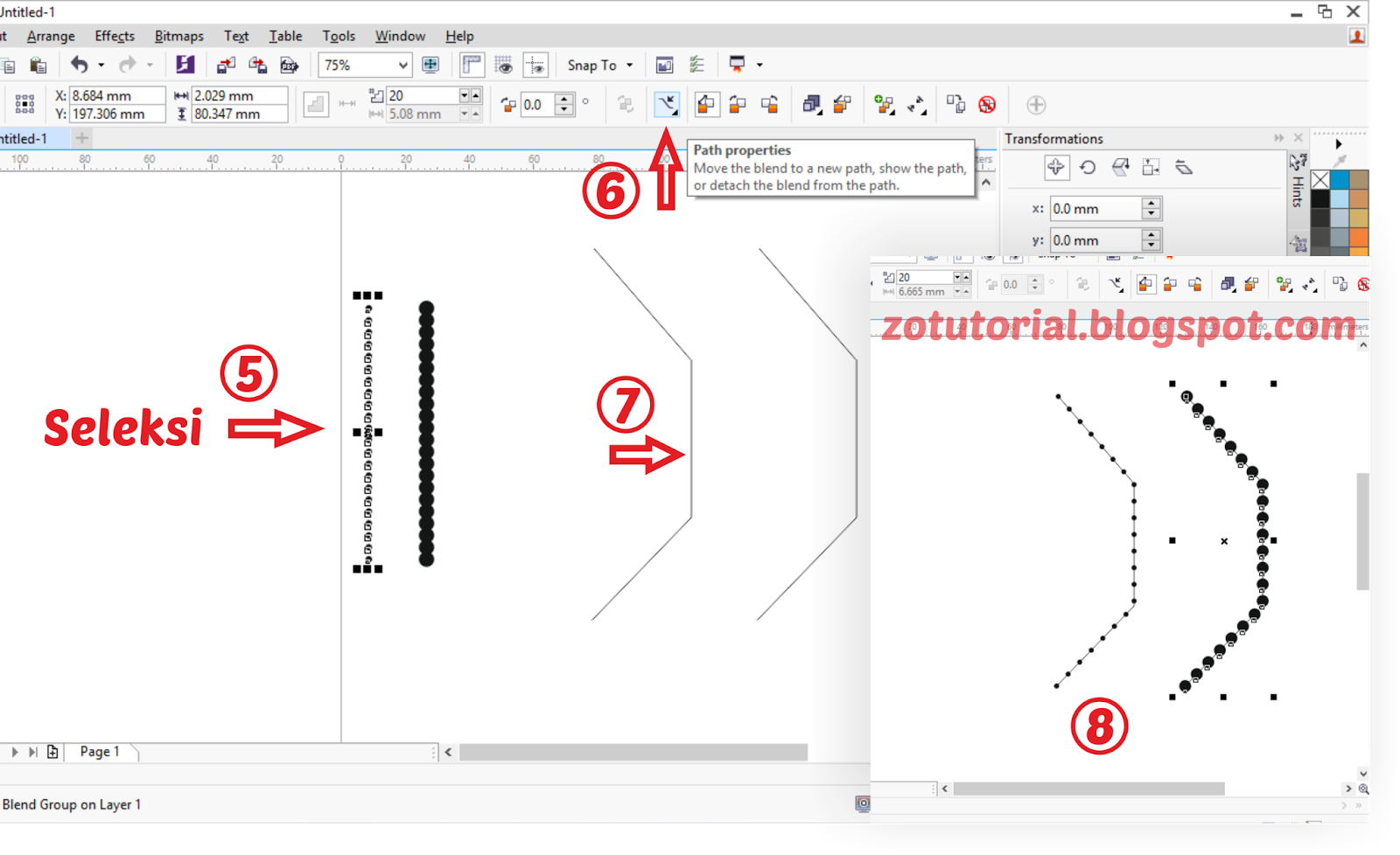 Tutorial Membuat Efek Halftone Dengan Coreldraw X7 Dot Effect Zotutorial