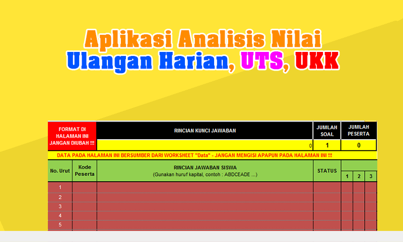 Download Aplikasi Analisis Nilai Ulangan Harian (UH), UTS dan UKK SD ...