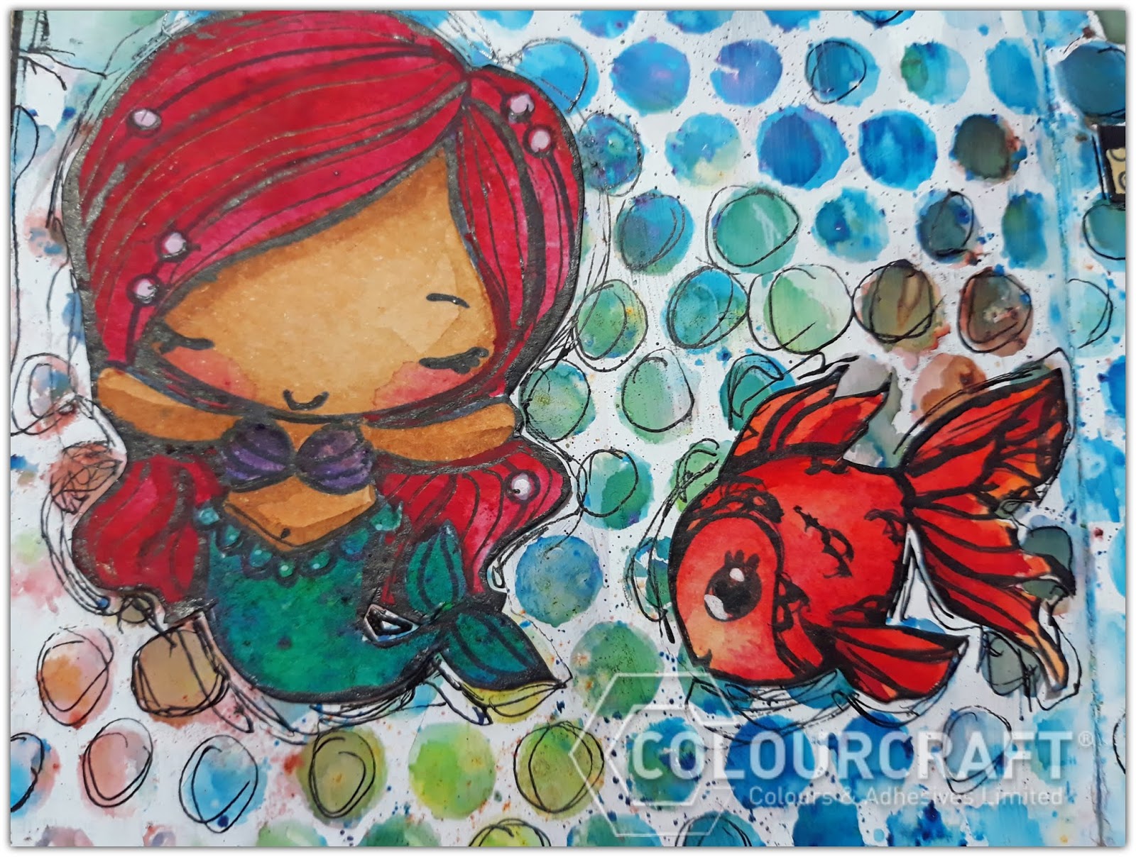 ColourCraft: Fintastic Junk Journal Pages with Suzi