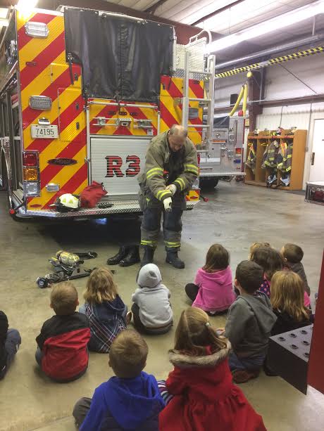Preschool News: Field Trip to the Fire Station