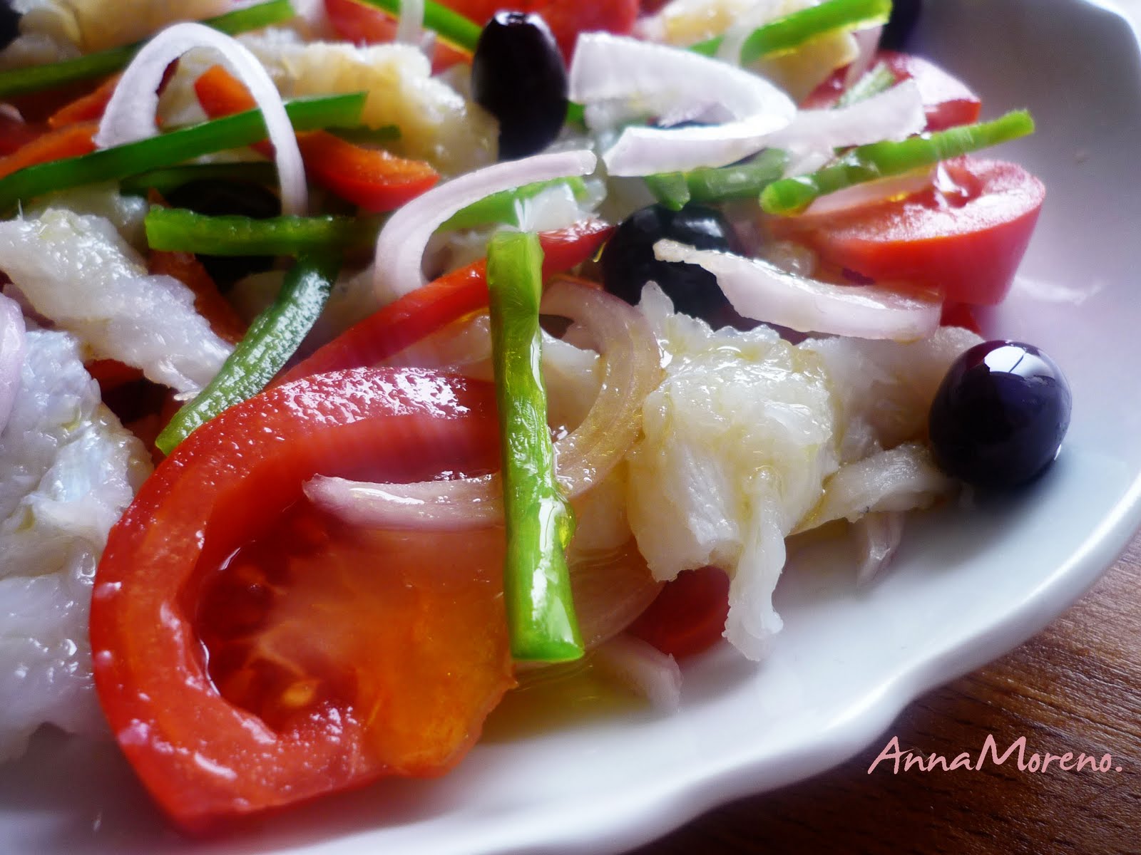 Buenas Migas. Blog de cocina de Anna Moreno.: ESQUEIXADA DE BACALLÀ