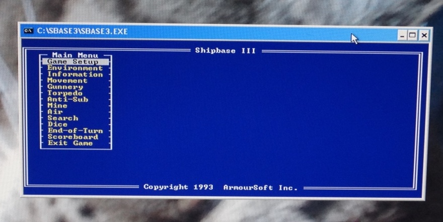 abc wargamers: ShipBase III Naval Computer rules from 1993