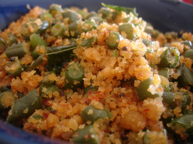 A Tribute to Cooking: Beans Paruppu Usili