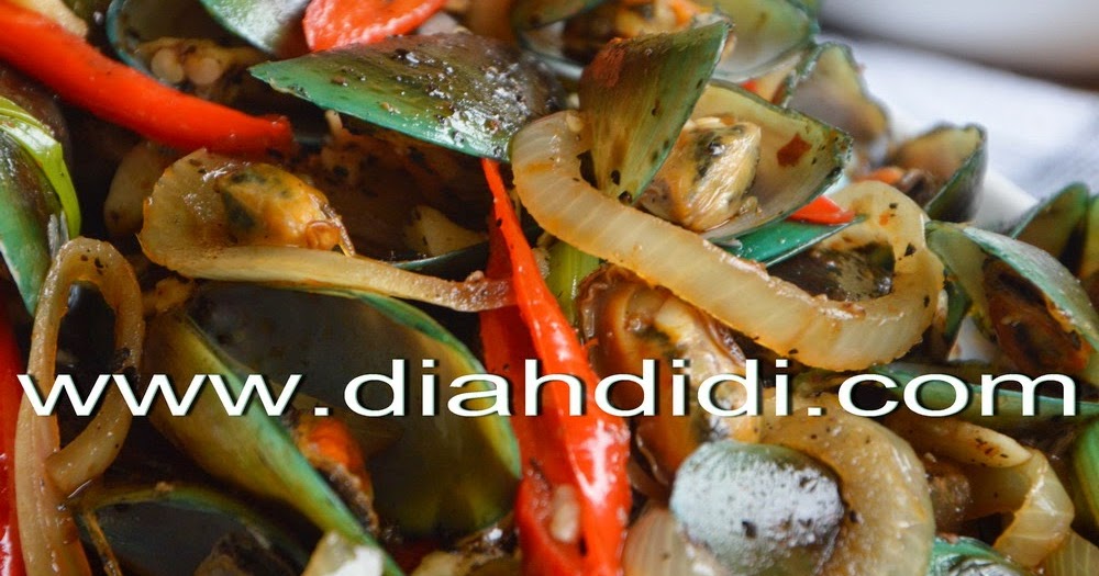 Diah Didi's Kitchen: Kerang Hijau Saus Lada Hitam