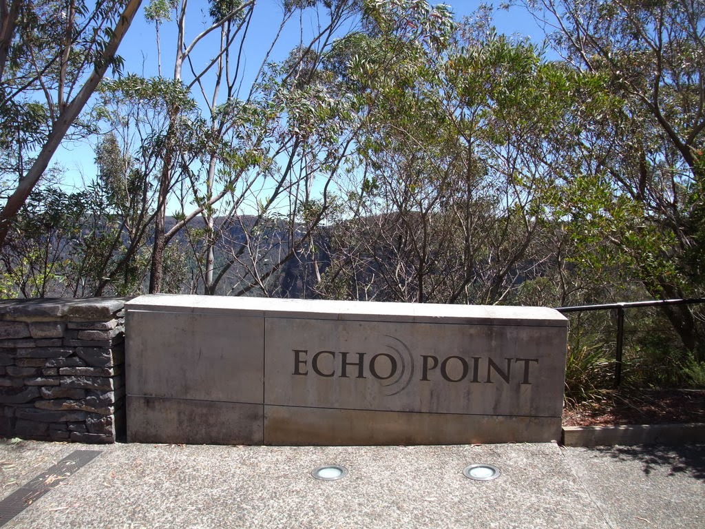 清清的世界旅行圖鑑: 澳洲雪梨 藍山國家公園 之 回聲岬 (Echo Point)