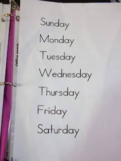 Miss Egnatuk's Developmental Kindergarten: Calendar Notebooks