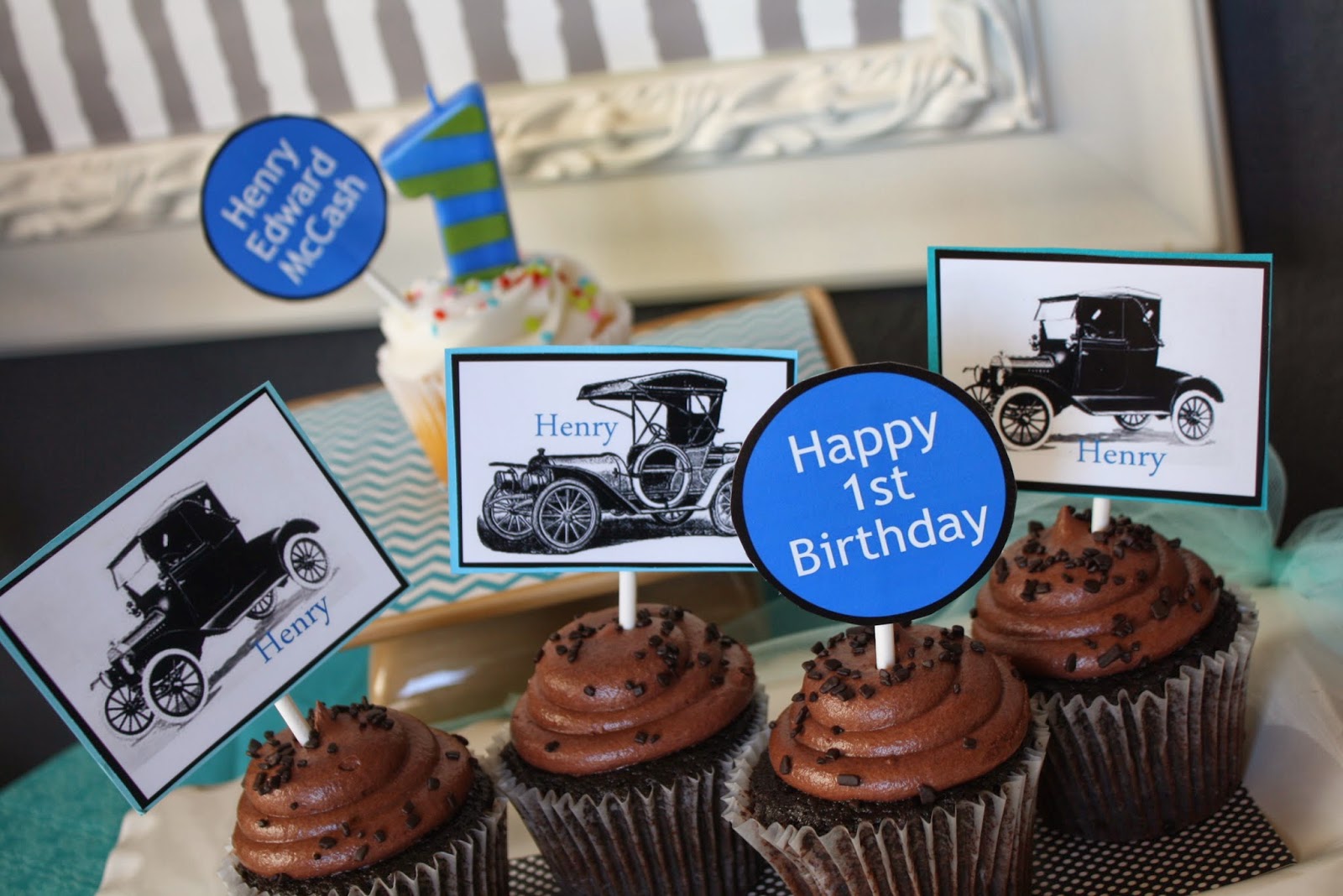 McCash Family blog: Henry's 1st "Henry Ford" Birthday Party