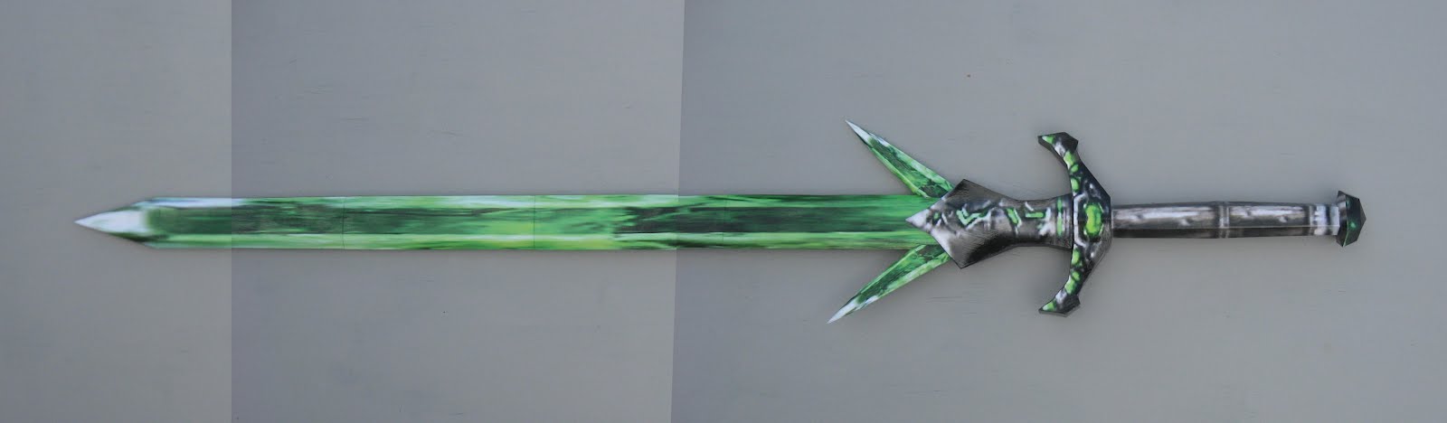Broken Papercrafts: Morrowind: Glass Longsword