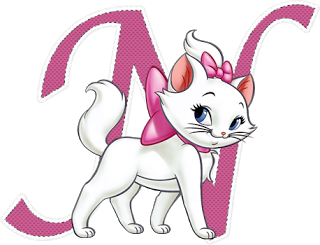 Alfabeto Rosa con Gatita Marie. - Oh my Alfabetos!