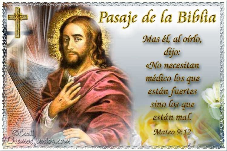 Vidas Santas: Santo Evangelio según san Mateo 9:12
