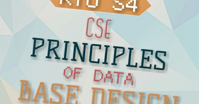 Ktu Cs208 Principles Of Database Design Textbook Pdf Ktu Assist