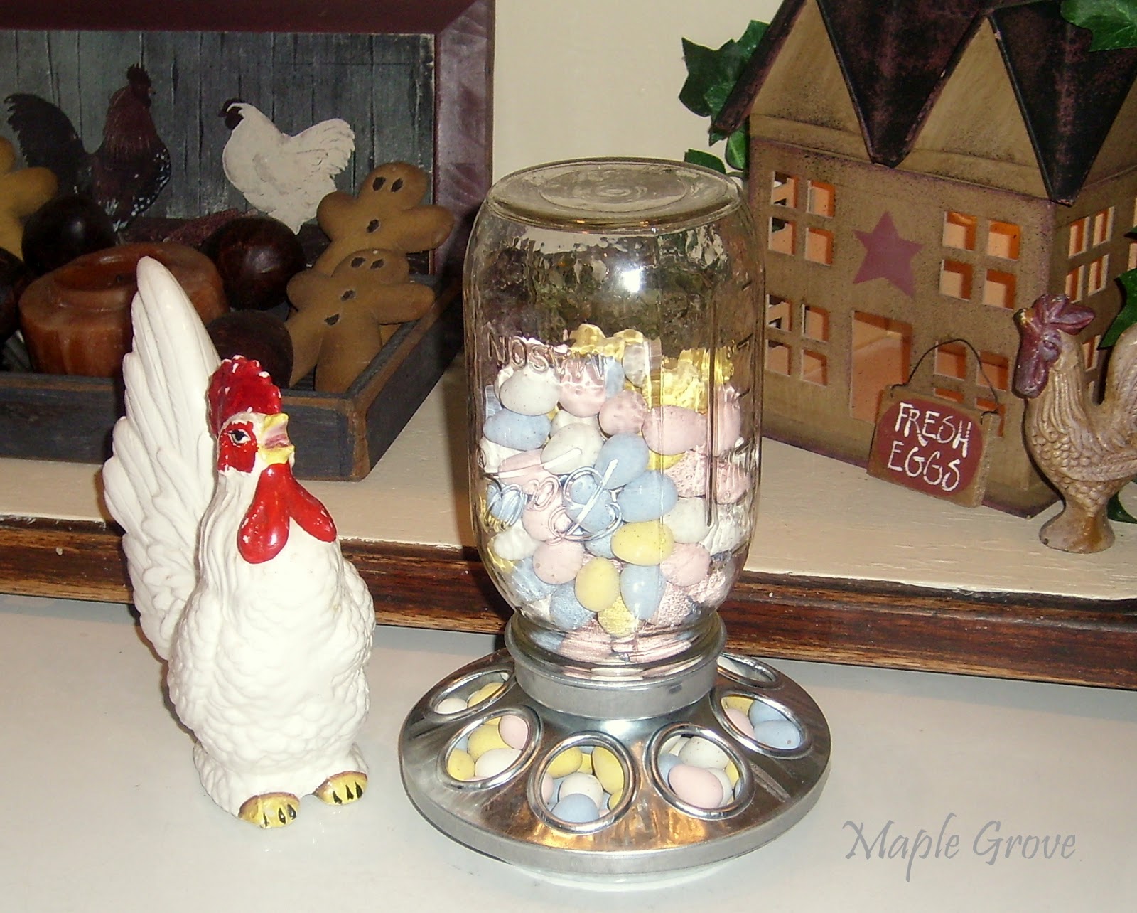 Maple Grove: Chicken Feeder Candy Dish